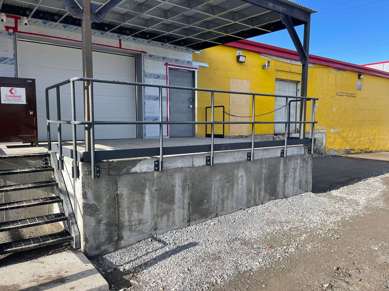 Commercial Concrete Loading Dock | JamesBuilt Construction
